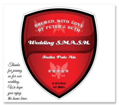 20 Must-See Wedding Beer Labels