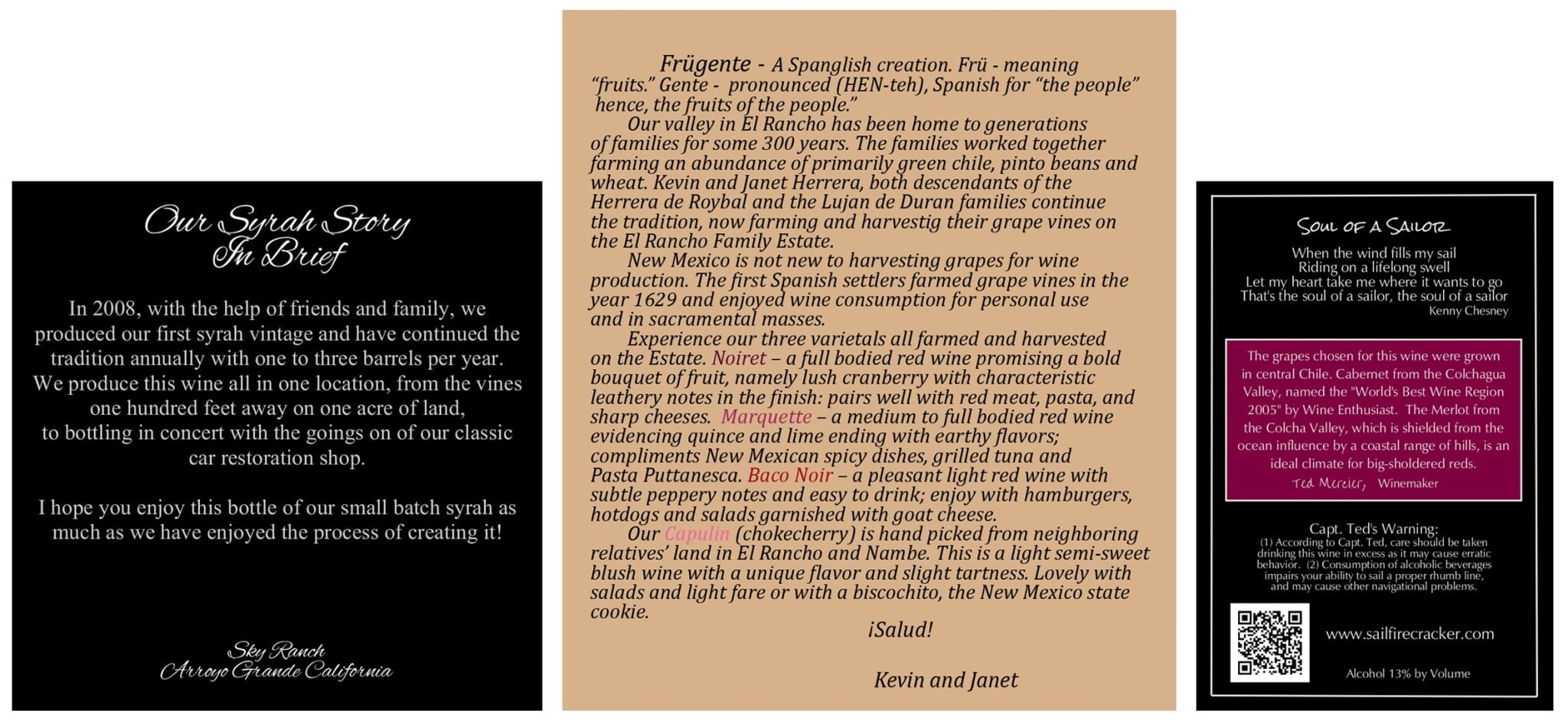 How to Make a Label for the Back of a Wine Bottle