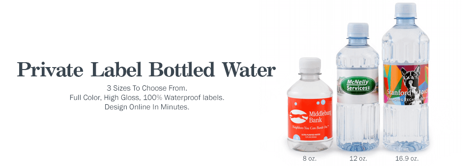 Private Label Bottled Water, 4 Sizes To Choose From - B Private Label Bottled Water, 4 Sizes To Choose From - B